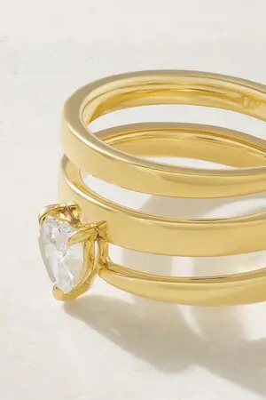 ANITA KO Coil 18-karat Diamond Ring