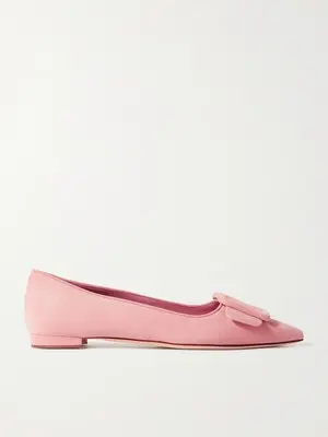 Manolo Blahnik Maysale Flats - Pink
