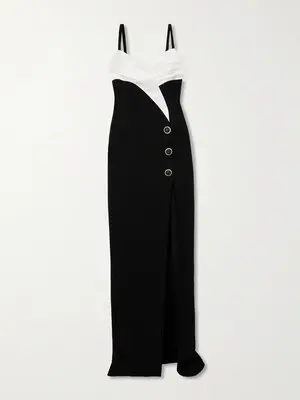 Balmain Frill Evening Dresses