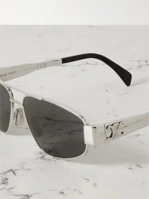 Celine Triomphe Aviator-style Sunglasses