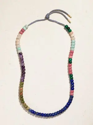 Carolina Bucci Forte Beads Cartagena Multi-stone Necklace - Blue