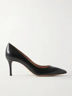 GIANVITO ROSSI 70 Leather Pumps