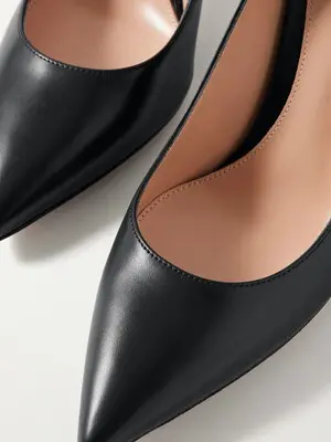 GIANVITO ROSSI 70 Leather Pumps
