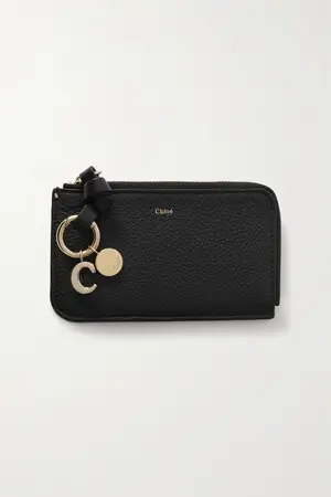 Chloé Net Sustain Alphabet Textured-leather Wallet