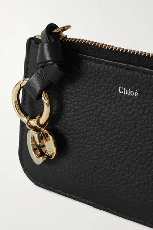 Chloé Net Sustain Alphabet Textured-leather Wallet
