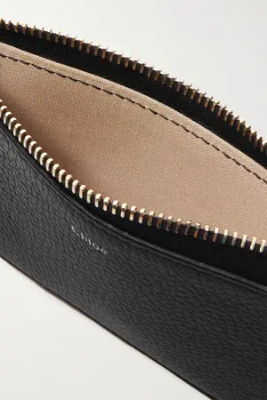 Chloé Net Sustain Alphabet Textured-leather Wallet