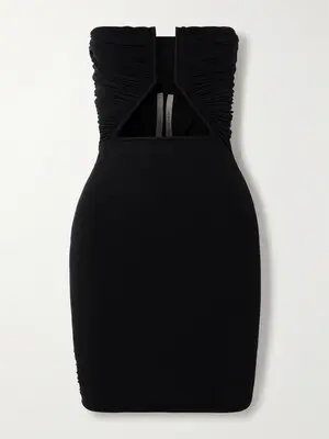 Rick Owens Recycled Stretch-jersey Mini Dress - Black