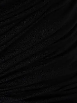 Rick Owens Recycled Stretch-jersey Mini Dress - Black