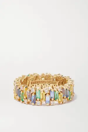 SUZANNE KALAN 18-karat Multi-stone 'fireworks' Ring - Gold