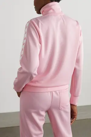 GOLDEN GOOSE Webbing-trimmed Piqué Track Jacket