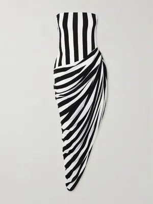 Balmain Gathered Evening Dresses