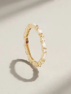 SUZANNE KALAN 18-karat Diamond Eternity Ring - Gold