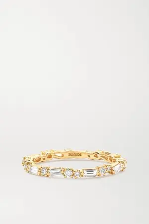 SUZANNE KALAN 18-karat Diamond Eternity Ring - Gold