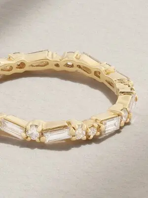 SUZANNE KALAN 18-karat Diamond Eternity Ring - Gold