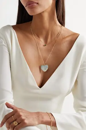 Yvonne Léon 18-karat Gold Sapphire Necklace