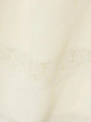 Rixo Ronan Lace-trimmed Crepe Mini Dress