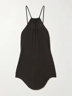 Rick Owens Skorpio Ribbed-knit Tank - Gray