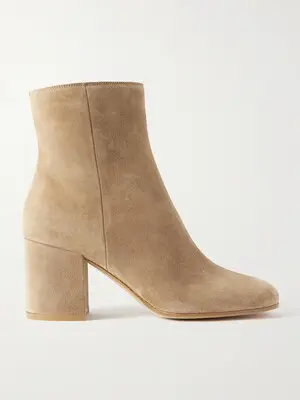 GIANVITO ROSSI Joelle 70 Suede Ankle Boots