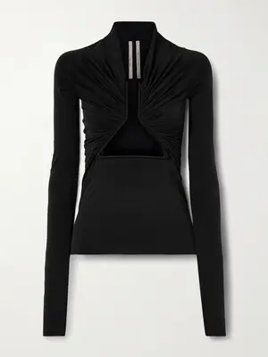 Rick Owens Cutout Ruched Top