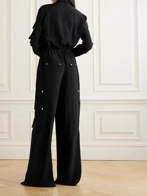 Versace Crepe De Chine Jumpsuit