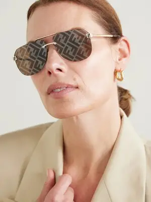 Fendi Sky Aviator-style Sunglasses