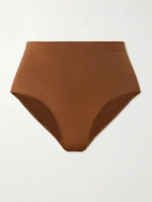 SKIMS Seamless Sculpt Mid Waist Brief - Brown