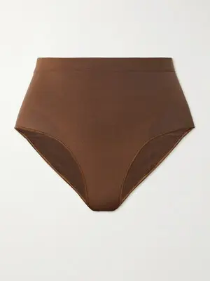 SKIMS Seamless Sculpt Mid Waist Brief - Brown