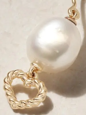 Alison Lou Heart Streamer Single Earring