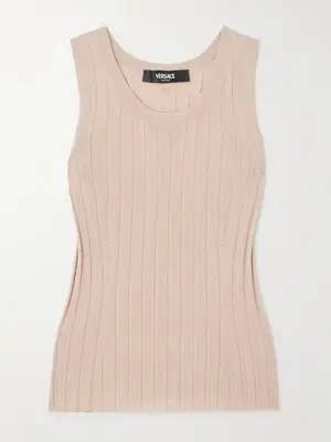 Versace Ribbed-knit Tank