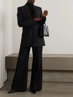 Givenchy Pinstriped Metallic Wool-blend Twill Blazer