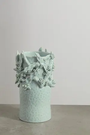MARLOE MARLOE Net Sustain Jules Ceramic Vase - Green