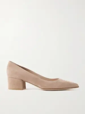GIANVITO ROSSI Piper 45 Suede Pumps