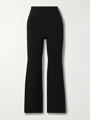 Simkhai Ashlon Knitted Straight-leg Pants