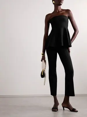 Simkhai Ashlon Knitted Straight-leg Pants