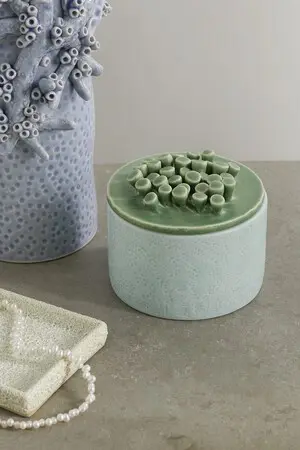 MARLOE MARLOE Net Sustain Coral Glazed Ceramic Vanity Box