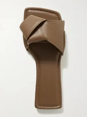 Acne Studios Net Sustain Leather Slides