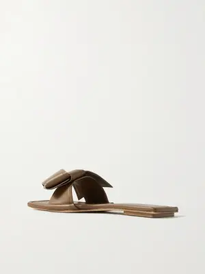 Acne Studios Net Sustain Leather Slides