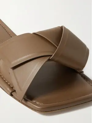 Acne Studios Net Sustain Leather Slides