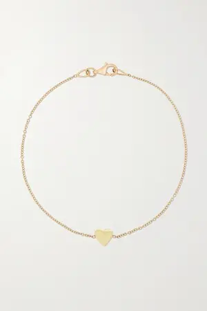 JENNIFER MEYER Mini Heart 18-karat Bracelet - Gold
