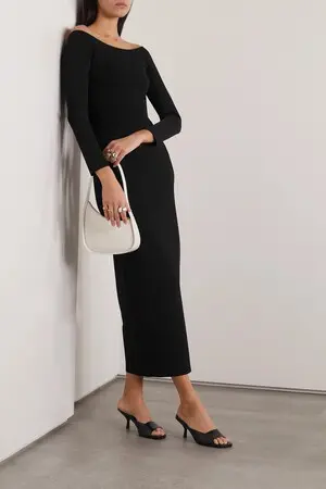 THE ROW Teresina Off-the-shoulder Maxi Dress - Black