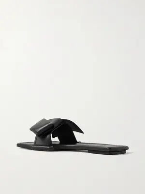 Acne Studios Net Sustain Leather Slides