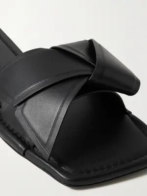 Acne Studios Net Sustain Leather Slides