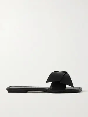 Acne Studios Net Sustain Leather Slides
