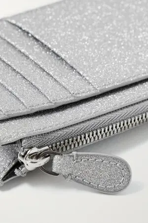 Balenciaga Cash Glittered Leather Wallet