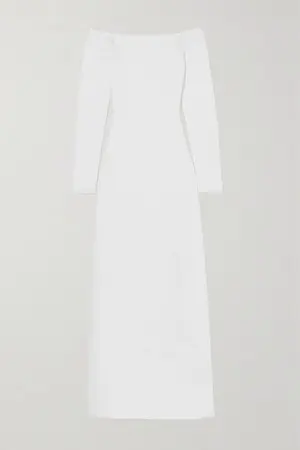 THE ROW Teresina Off-the-shoulder Maxi Dress - White