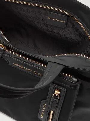 ANYA HINDMARCH Leather-trimmed Econyl® Tote Bag