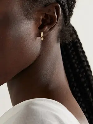 SYDNEY EVAN 14-karat Diamond Drop Earrings