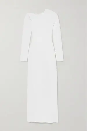 THE ROW Londrina Stretch-crepe Midi Dress - White