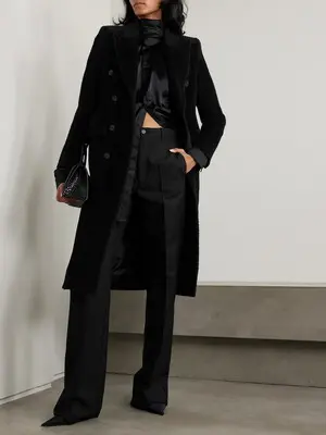 Balenciaga Hourglass Double-breasted Coat
