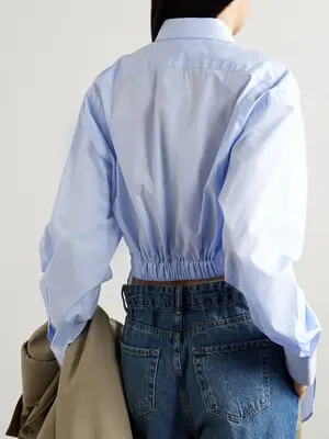 BETTTER Net Sustain Cotton-poplin Shirt